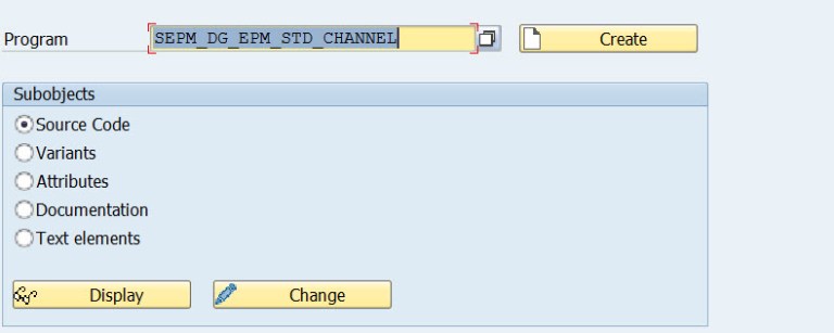 EPM Model Data Generation – SAPCODES