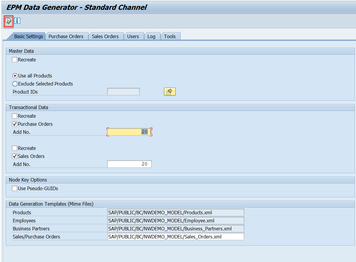EPM Model Data Generation – SAPCODES