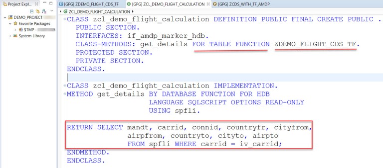 ABAP CDS Table Function Implemented by AMDP – SAPCODES