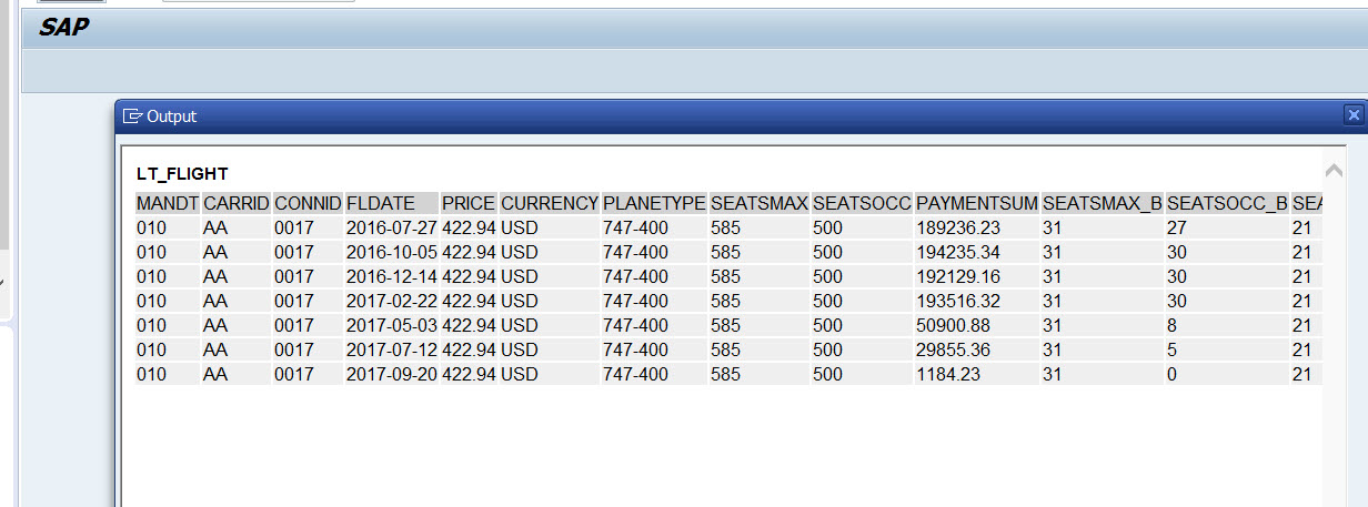 AMDP Method Call – SAPCODES