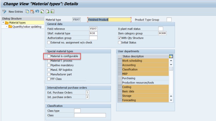 How to set Material is Configurable? – SAPCODES