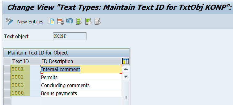 SD Pricing – Condition Text – SAPCODES