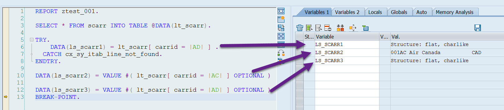 New ABAP Read Table with VALUE construct – SAPCODES