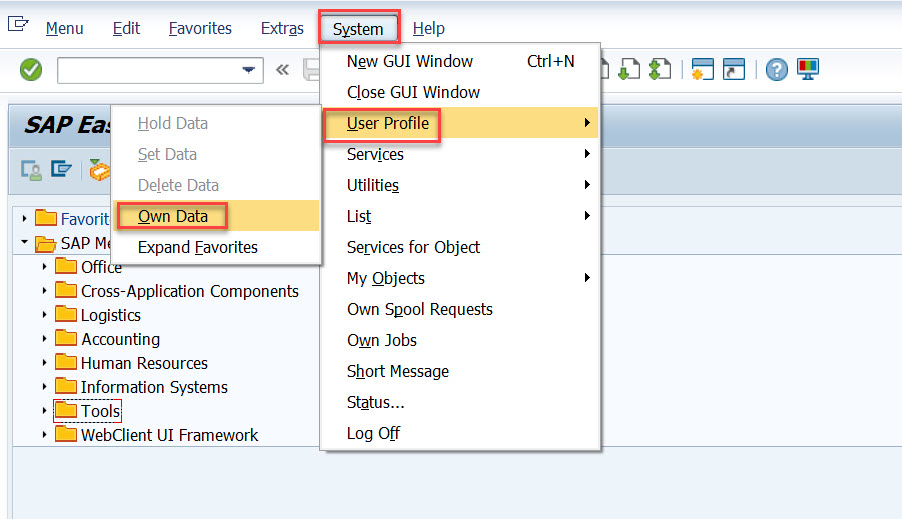 Area Menu Tricks – SAPCODES