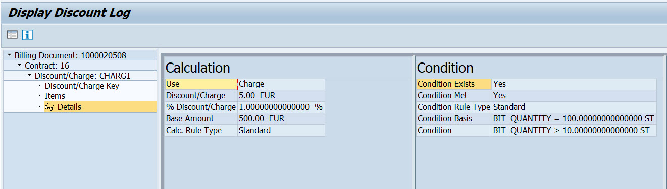 Charge in Convergent Invoicing – SAPCODES