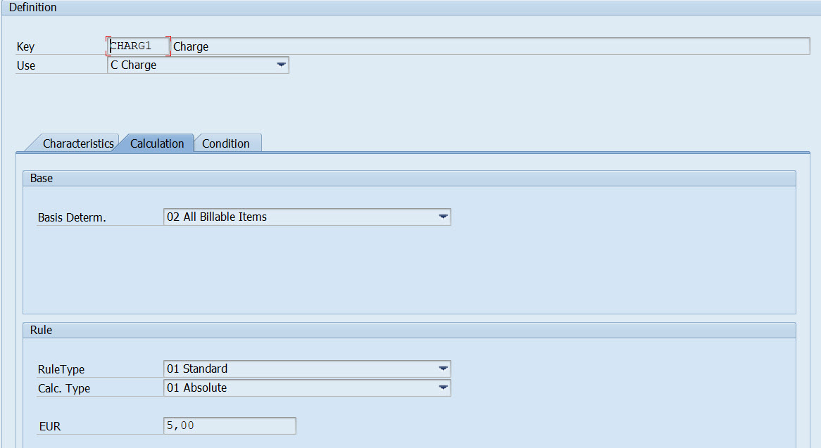 Charge in Convergent Invoicing – SAPCODES
