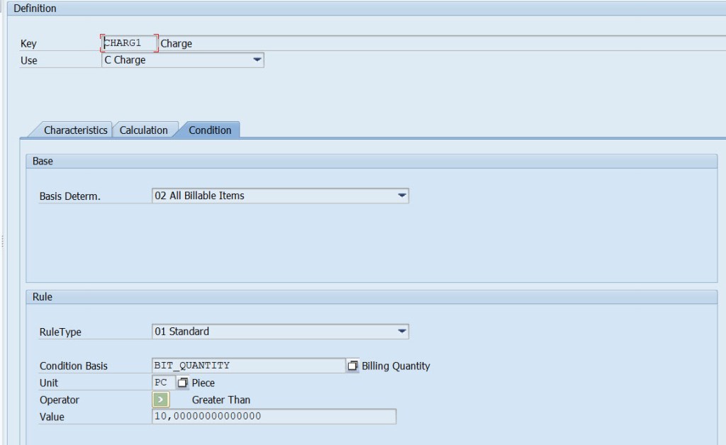 Charge in Convergent Invoicing – SAPCODES