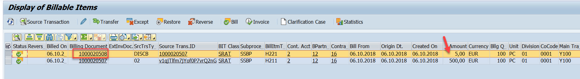 Charge in Convergent Invoicing – SAPCODES