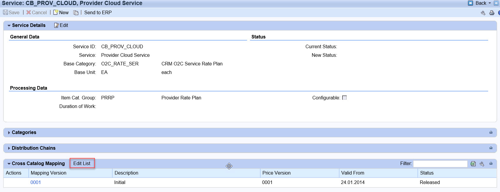 CRM Provider Product with CC Charge Plan – SAPCODES