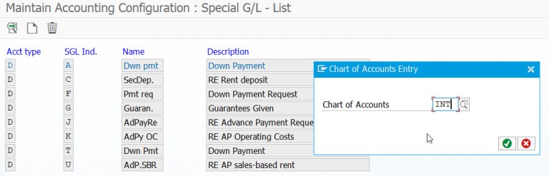 Special Gl Indicator Sapcodes 6023