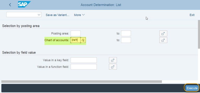 FICA : Account Determination List – SAPCODES