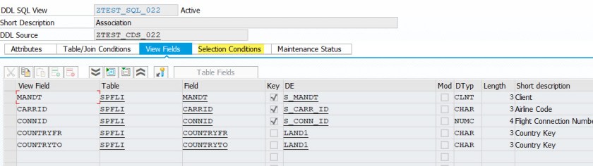 CDS View Association- Part4 – SAPCODES
