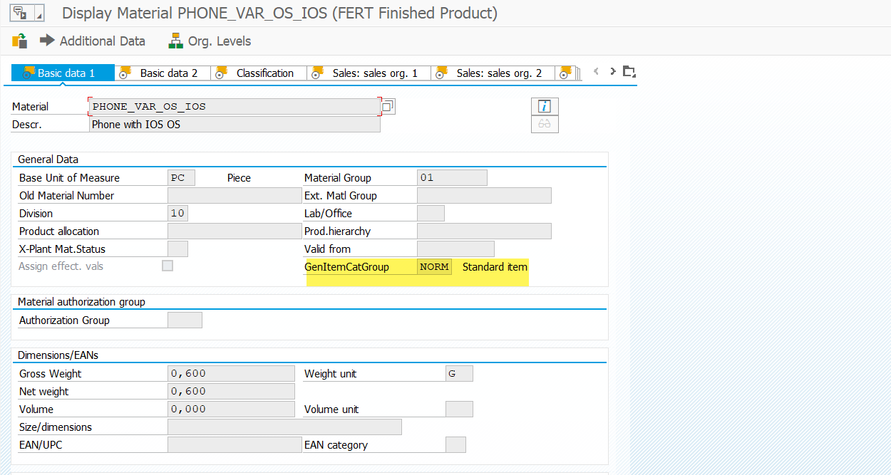 Variant Matching – SAPCODES