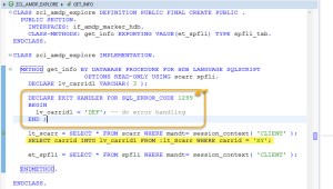 HANA SQL- Exit Handler – SAPCODES
