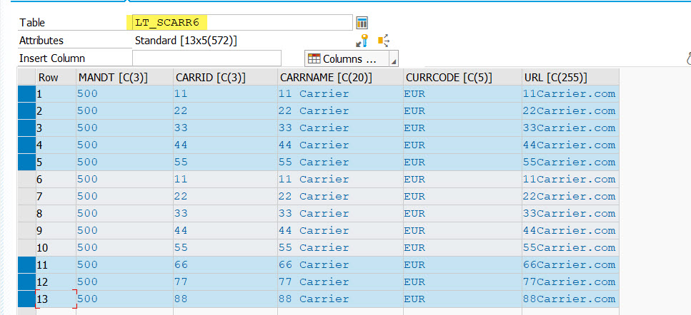 Use of Lines Of & BASE in VALUE- Internal Table – SAPCODES