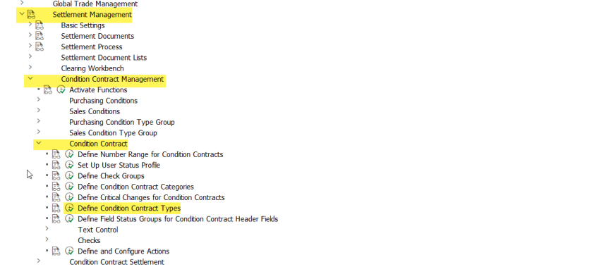 Condition Contract – SAPCODES