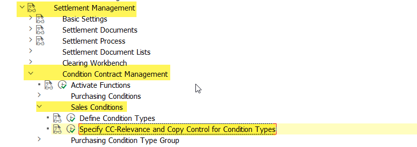 Condition Contract – SAPCODES