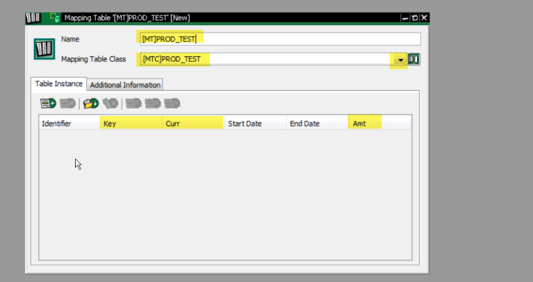 SAP CC Mapping Table – SAPCODES