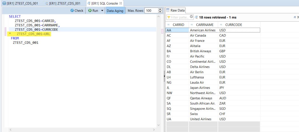 CDS View- Data Preview & Graphical Editor – SAPCODES