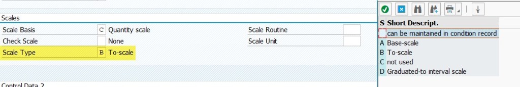 SD Pricing Different Scale Types – SAPCODES