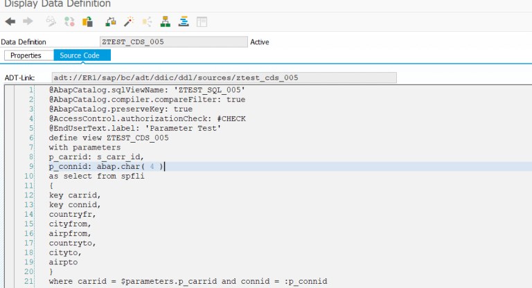 CDS View with Multiple Parameters – SAPCODES