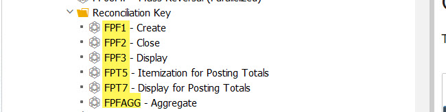 FICA Reconciliation Key – SAPCODES