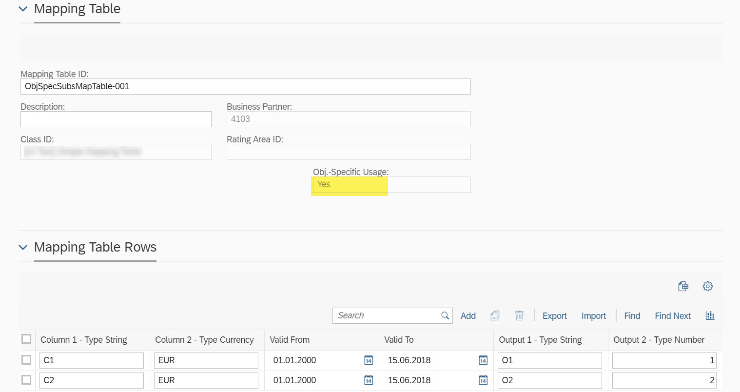 SAP CC Subscriber Mapping Table – SAPCODES