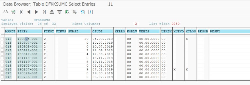 FICA Reconciliation Key – SAPCODES