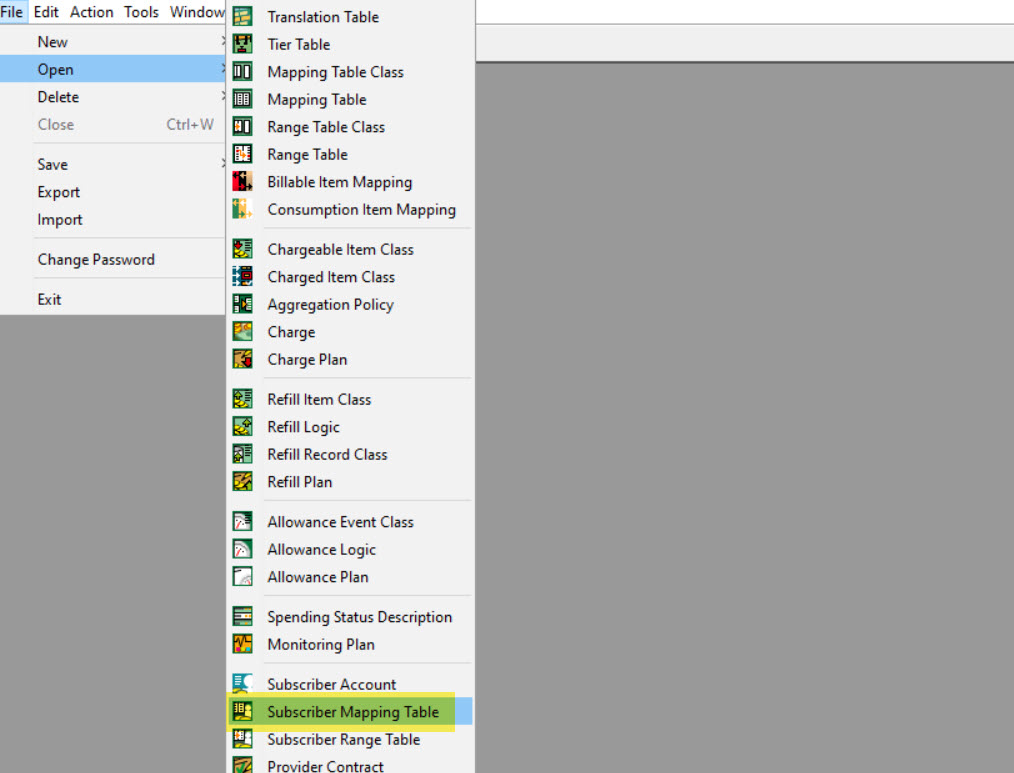 SAP CC Subscriber Mapping Table – SAPCODES
