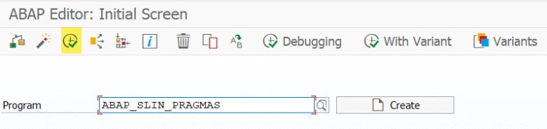 Pragmas – SAPCODES