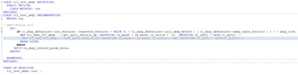 AMDP Function Method – SAPCODES