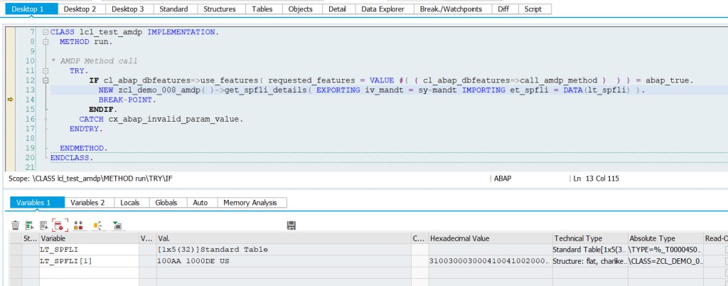 AMDP Procedure – Accessing ABAP Data Types – SAPCODES