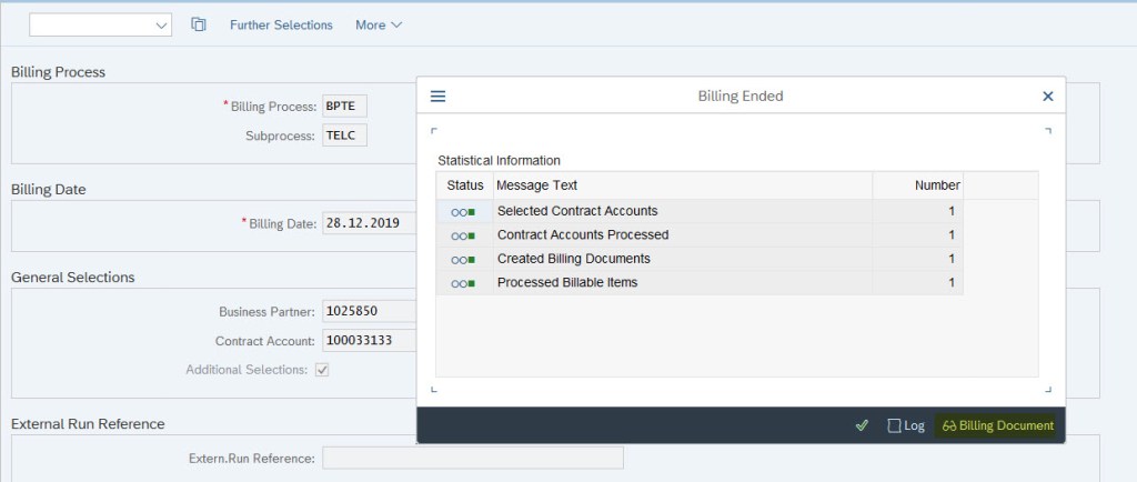 CI – Clarification Case – SAPCODES