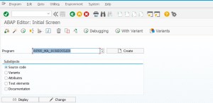 CI Mass Activity Program – In Depth – SAPCODES