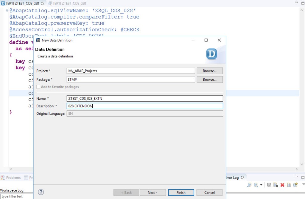 Extend CDS View – SAPCODES