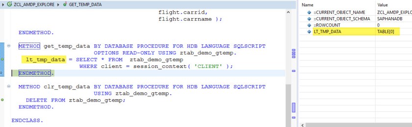 HANA SQL- Global Temporary Table – SAPCODES