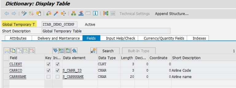 HANA SQL- Global Temporary Table – SAPCODES