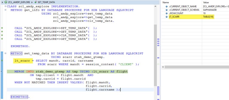 HANA SQL- Global Temporary Table – SAPCODES