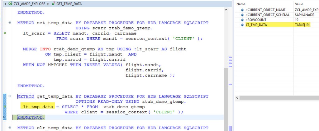 HANA SQL- Global Temporary Table – SAPCODES