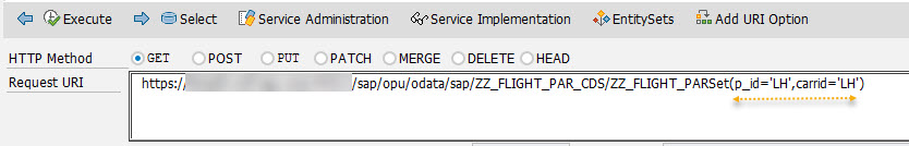 Parameterized CDS View with oData – SAPCODES