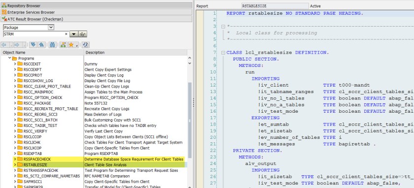 Table Size & Table Space Check – SAPCODES