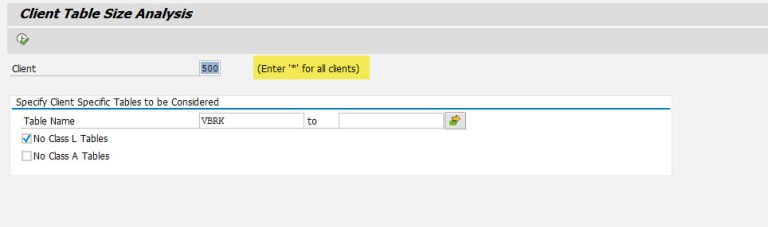 Table Size & Table Space Check – SAPCODES