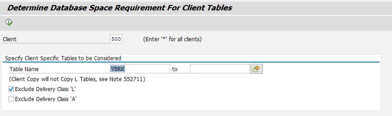 Table Size & Table Space Check – SAPCODES
