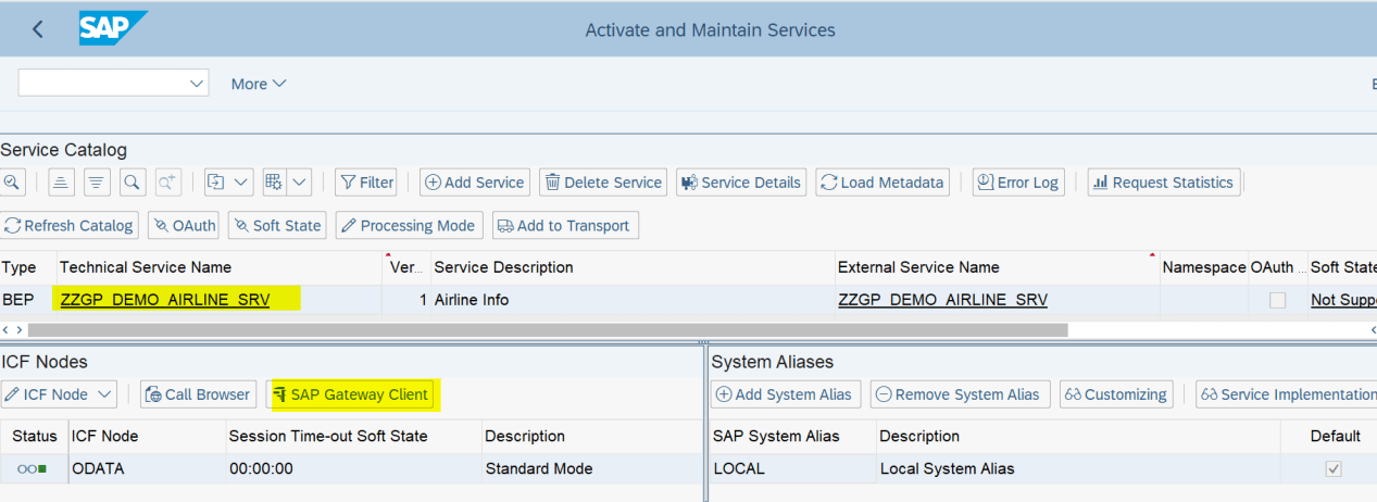 Gateway Project for Expanded Entity Set – SAPCODES