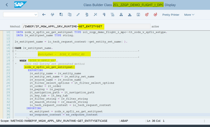 Gateway project referring to Cds entity – SAPCODES