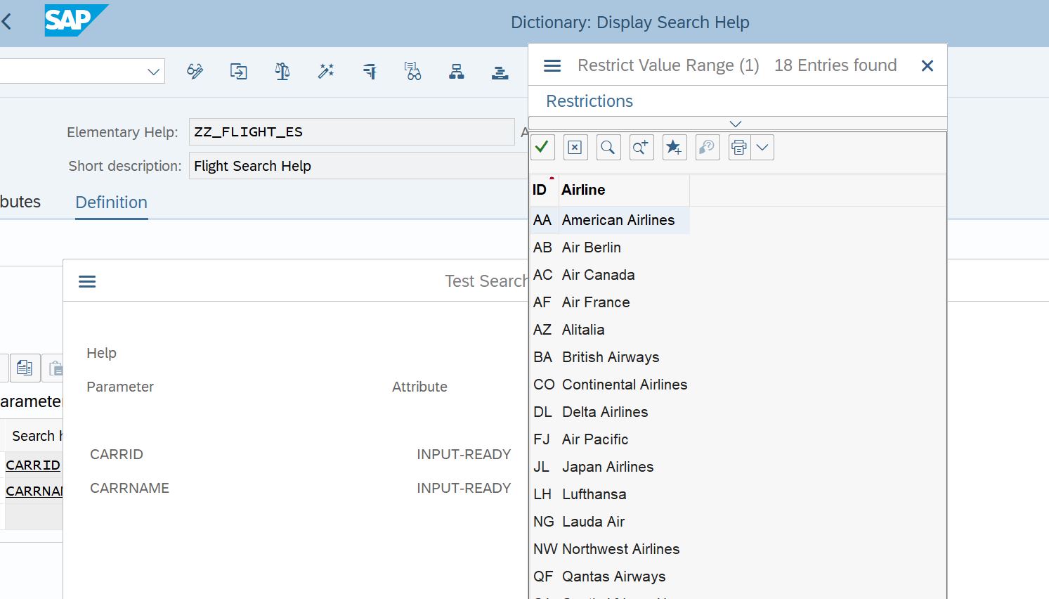 Gateway Project for Search Help – SAPCODES