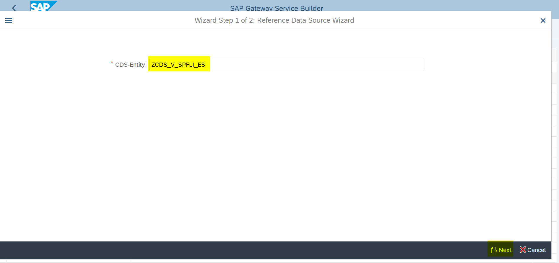 Gateway project referring to Cds entity – SAPCODES