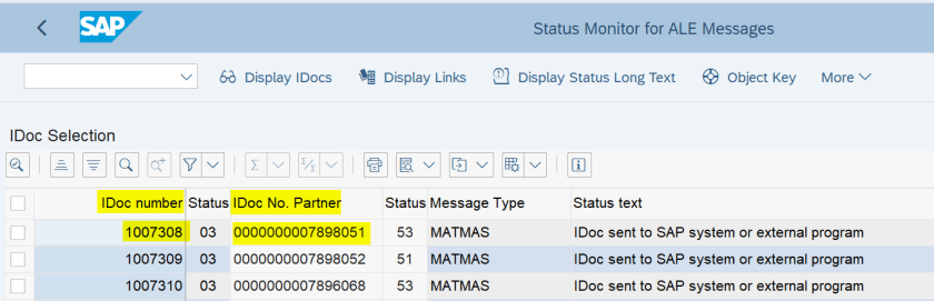 outbound & inbound idoc number – SAPCODES