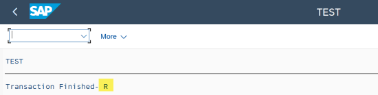 COMMIT WORK & SYSTEM EVENTS – SAPCODES
