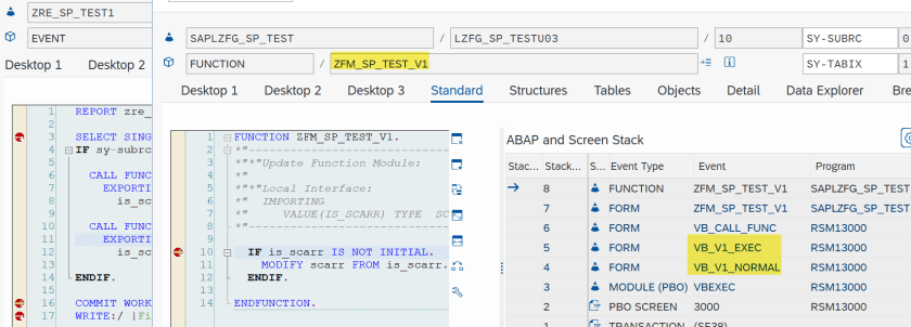 V1 & V2 Update FMs – SAPCODES